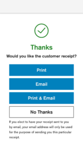 Manage your EFTPOS receipts