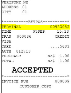 Finding Your Terminal and Merchant ID Numbers