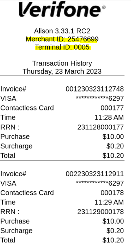 Finding Your Terminal and Merchant ID Numbers